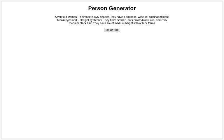 Person Generator
