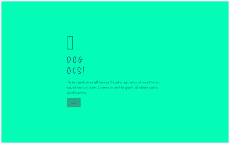 Dog OCs! ― Perchance Generator