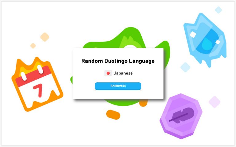 Random Duolingo Language ― Perchance Generator
