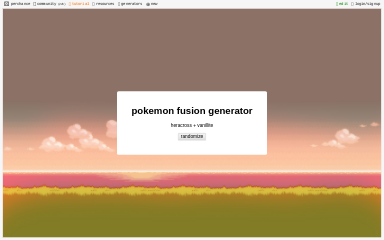 pokemon fusion generator