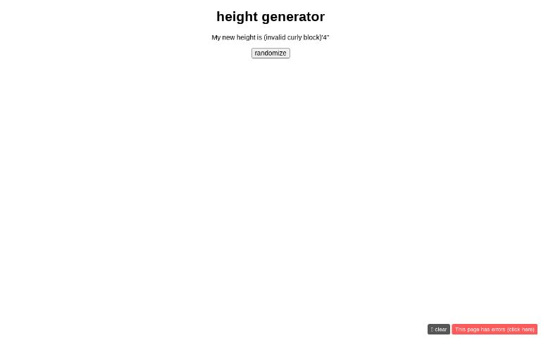 height generator