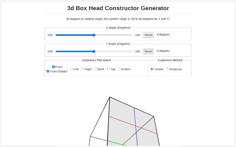 3d Box Head Constructor Generator