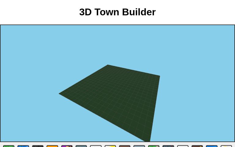 3D Town Builder ― Perchance Generator