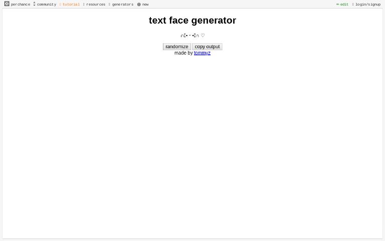 text face generator