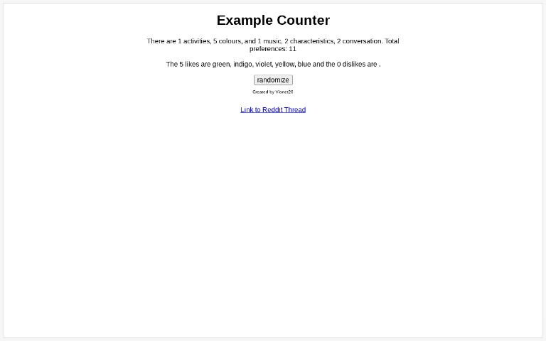 Example Counter ― Perchance Generator