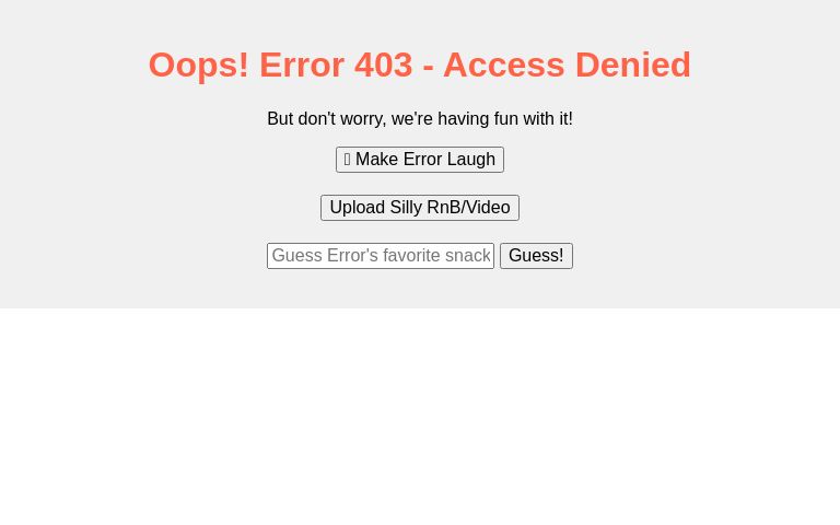 Oops! Error 403 - Access Denied ― Perchance Generator