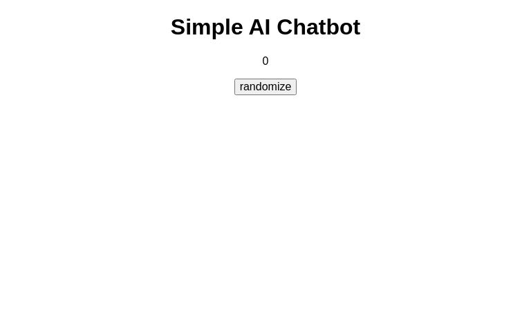 Simple AI Chatbot ― Perchance Generator
