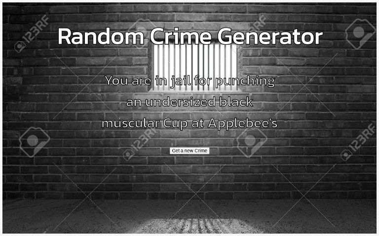 Random Crime Generator