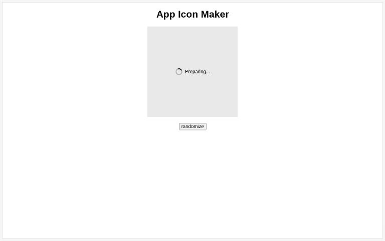 App Icon Maker ― Perchance Generator