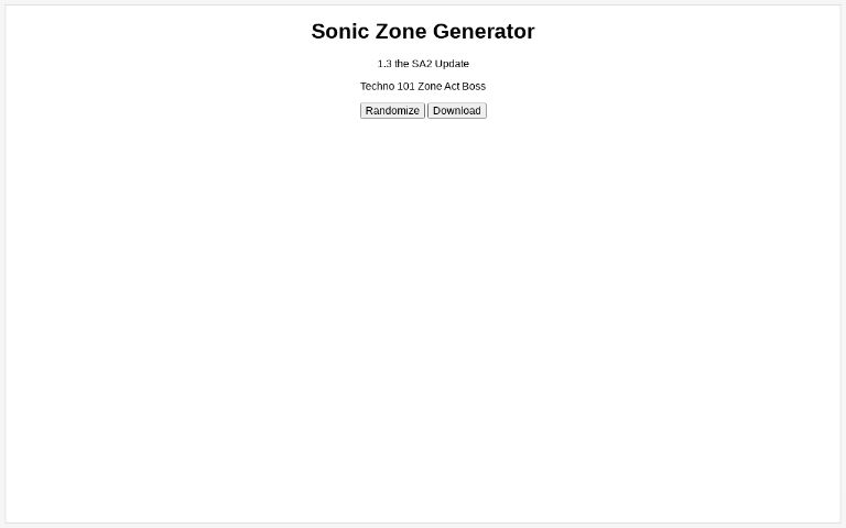 Sonic Zone Generator
