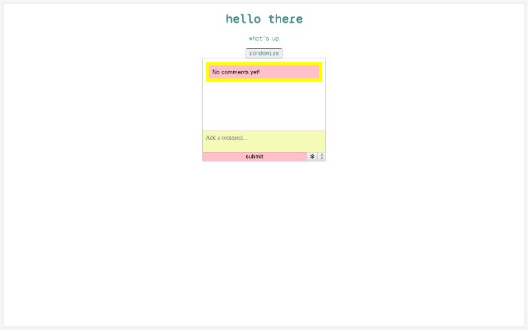hello there ― Perchance Generator