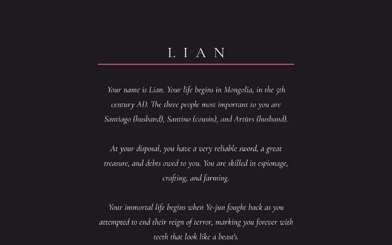 Fledgling Vampire Generator