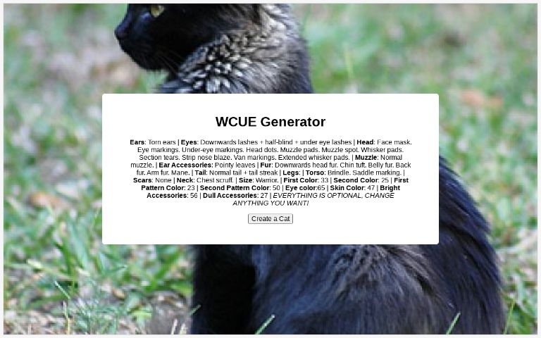 WCUE Generator