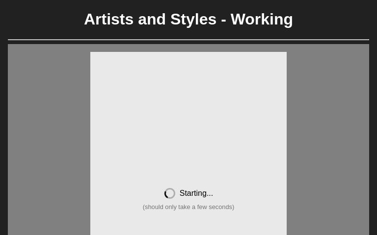 Artists and Styles - Working ― Perchance Generator