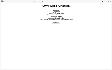 SWN World Creation ― Perchance Generator