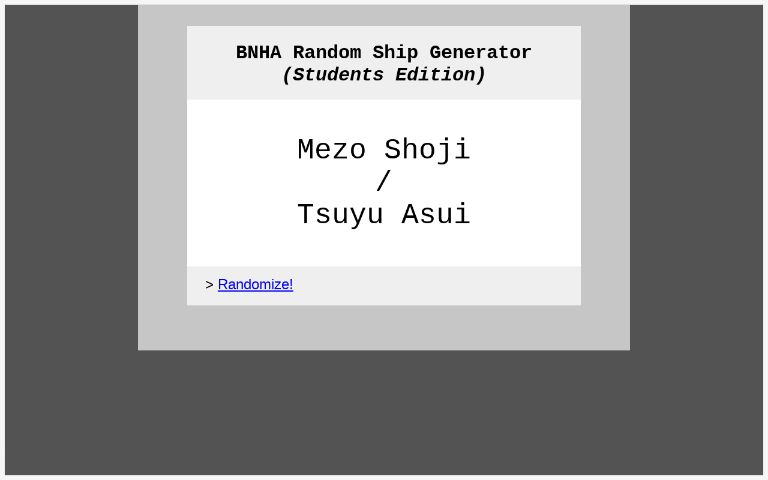 BNHA Random Ship Generator (Students Edition)