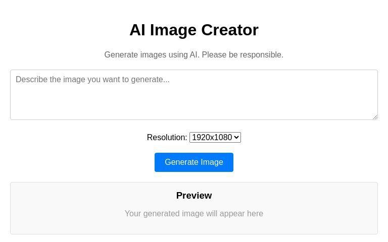 AI Image Creator ― Perchance Generator
