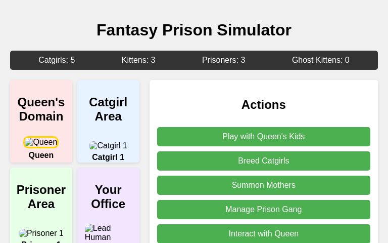 Fantasy Prison Simulator ― Perchance Generator