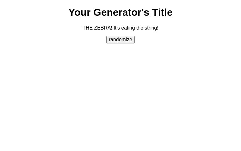 Minimal ― Perchance Generator