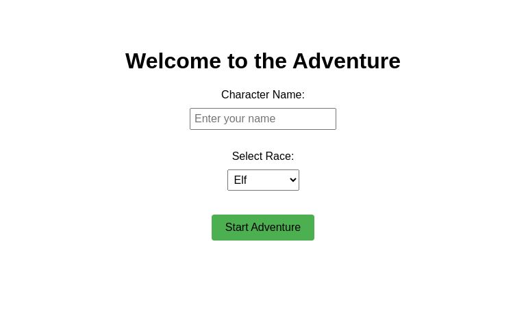 Welcome to the Adventure ― Perchance Generator