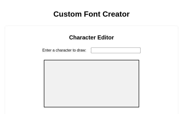 Custom Font Creator ― Perchance Generator