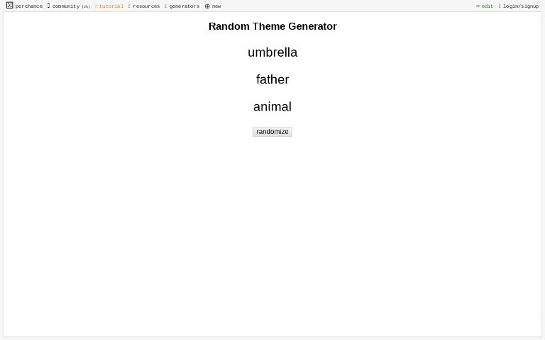 Random Theme Generator