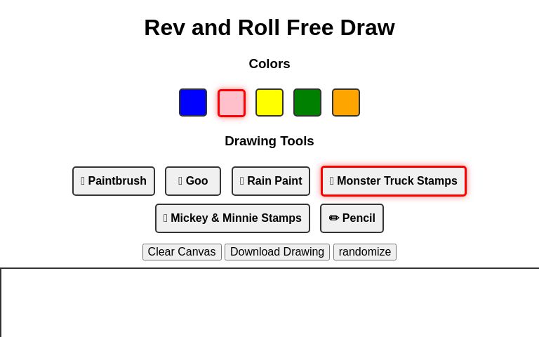 Rev and Roll Free Draw ― Perchance Generator