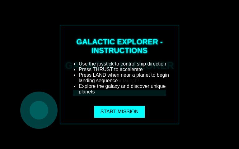 GALACTIC EXPLORER ― Perchance Generator