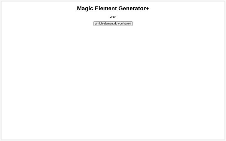 Magic Element Generator+