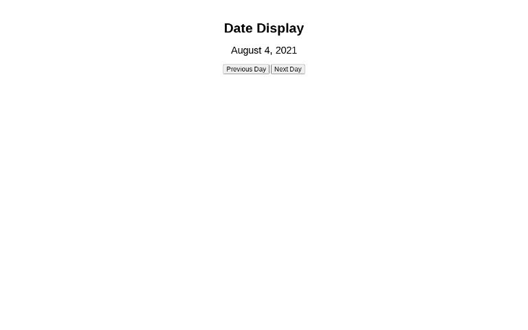 Date Display ― Perchance Generator
