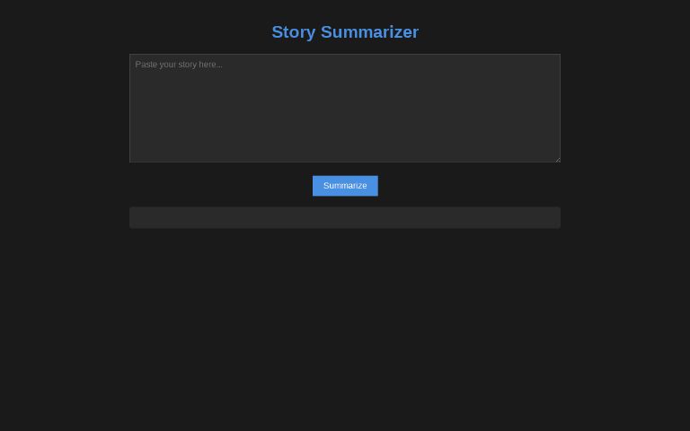 Story Summarizer ― Perchance Generator