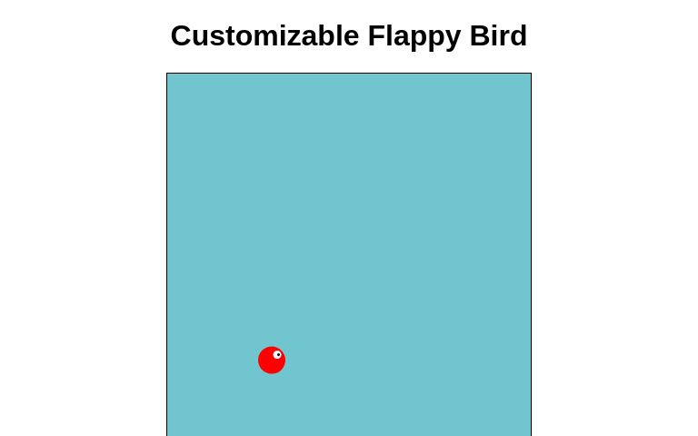Customizable Flappy Bird ― Perchance Generator