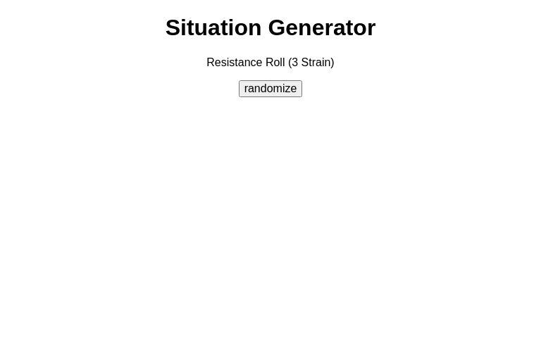 Situation Generator