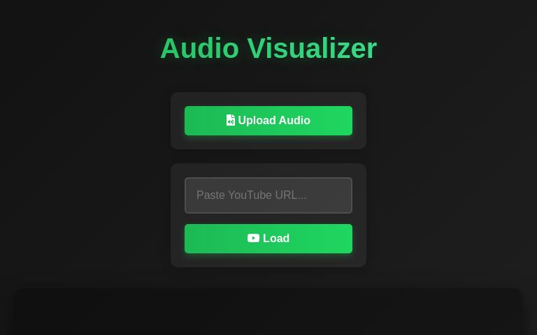 Audio Visualizer ― Perchance Generator