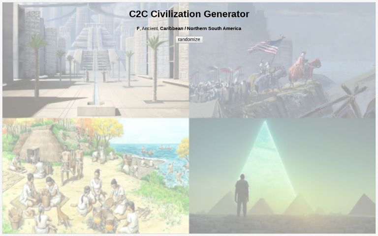 C2C Civilization Generator