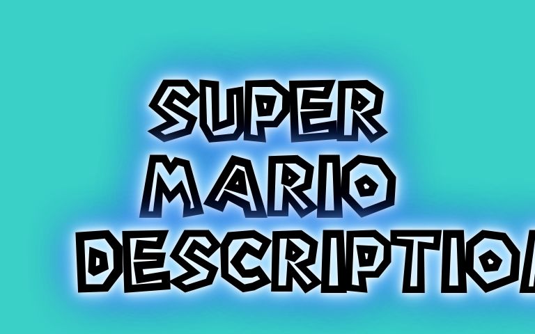 Super Mario truly ― Perchance Generator
