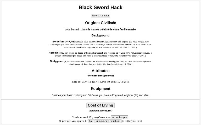 Black Sword Hack ― Perchance Generator