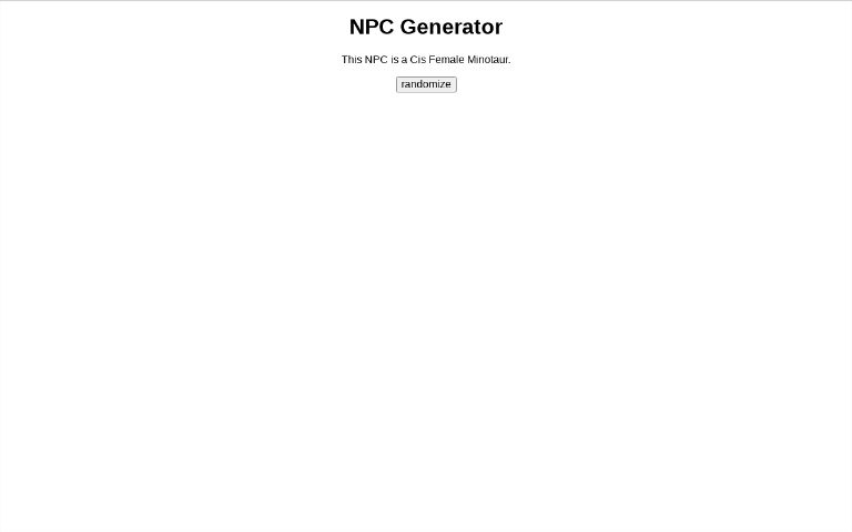 NPC Generator