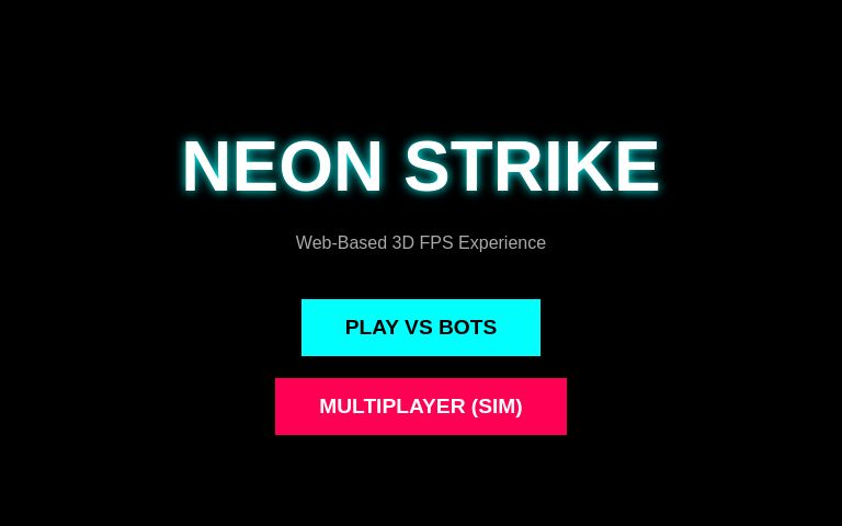 NEON STRIKE ― Perchance Generator