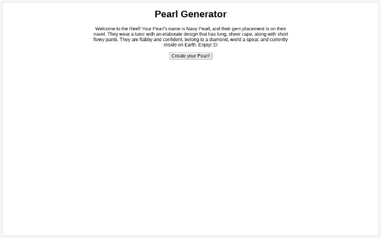 Pearl Generator