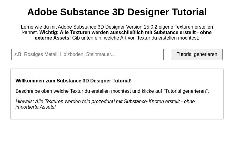 Adobe Substance 3D Designer Tutorial ― Perchance Generator