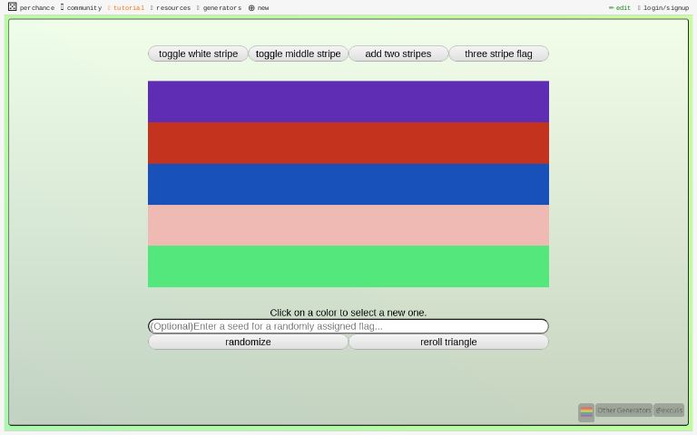Pride Flag Generator
