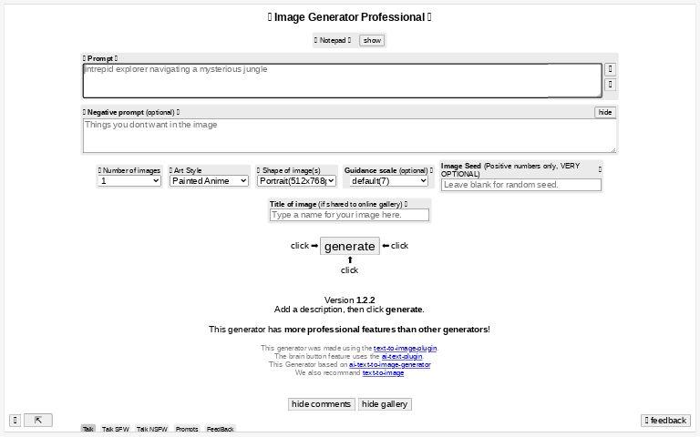 Free No Limit AI Image Generator (Text to Image)
