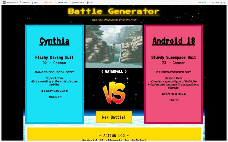 Battle Generator
