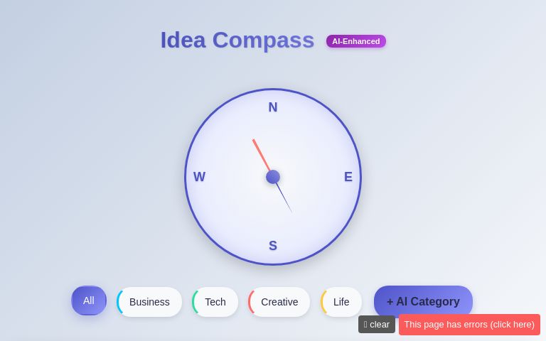 Idea Compass AI-Enhanced ― Perchance Generator