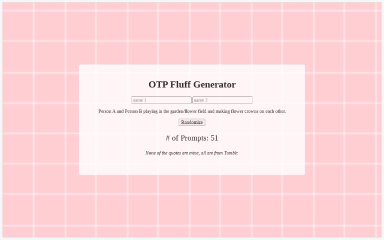 OTP Fluff Generator
