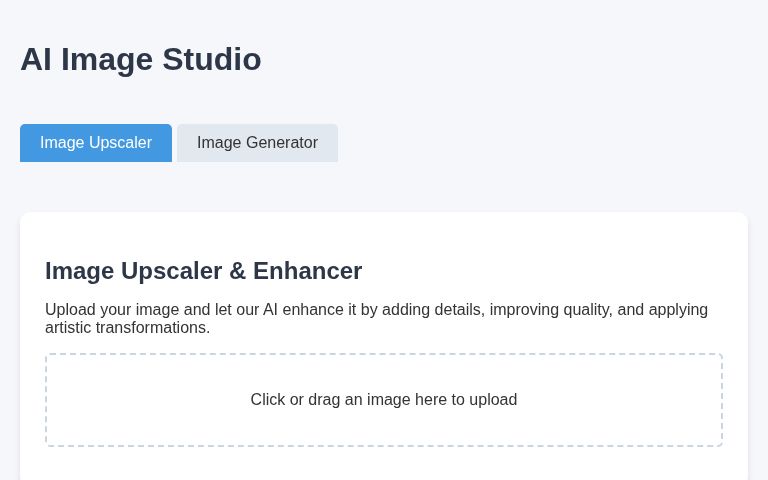 AI Image Studio ― Perchance Generator