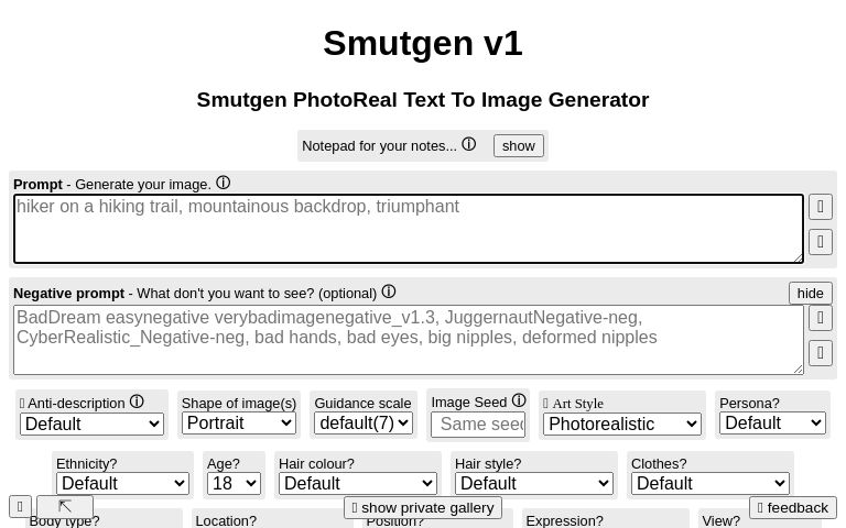 Top photo maker, Unlocked Text To Image ― Perchance Generator