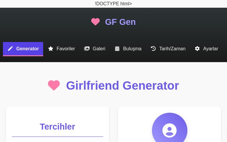 Girlfriend Generator