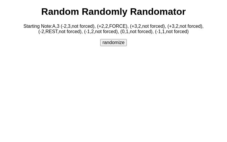 Random Randomly Randomator ― Perchance Generator